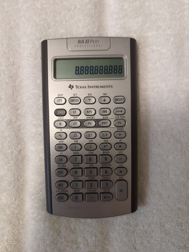 Texas Instruments BA II Plus Professional Financial Calculator With ...