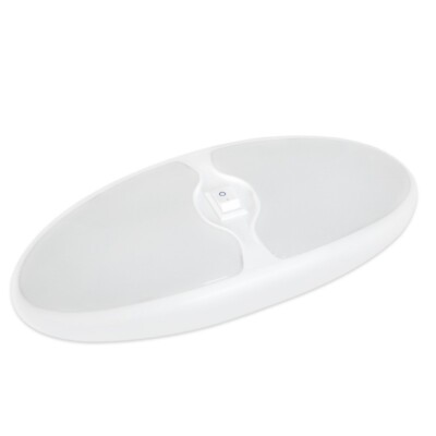 12V 9" RV Interior Double Pancake LED Ceiling Light Motorhome Trailer ...