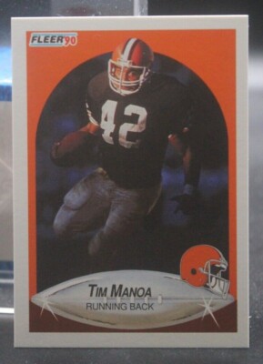 Tim Manoa (Browns/Penn State) - 1990 Fleer #53 | eBay
