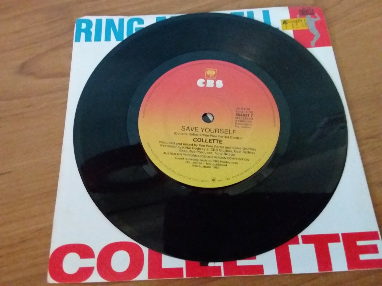 Collette Ring My Bell single 7 inch Vinyl record | eBay