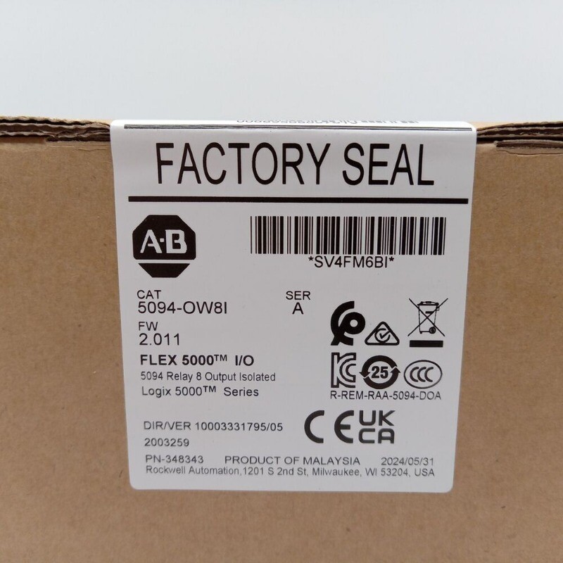 NEW Allen-Bradley 5094-OW8I Flex 5000 I/O Relay Output Module -FACTORY ...