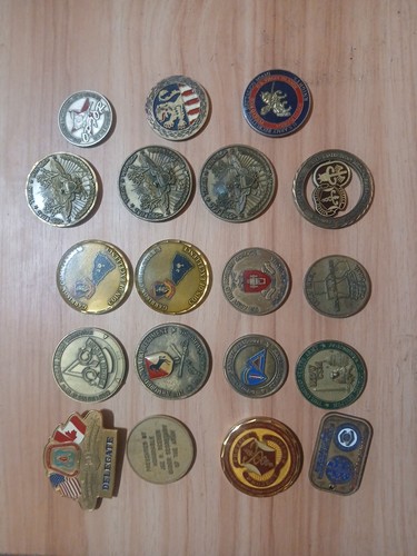 Lot of Challenge Coins - NTC Fort Irwin Africa Command CSM Collectible ...