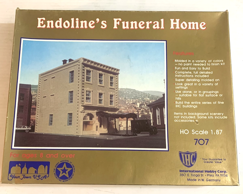 International Hobby Corp KIT #707 Endoline's Funeral Home MODEL KIT | eBay