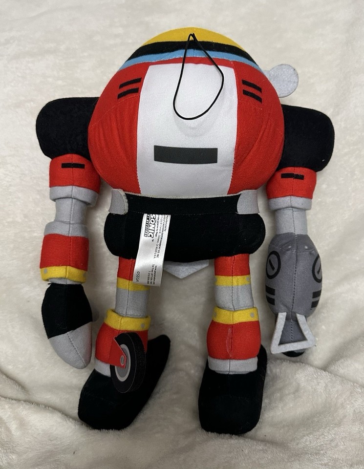 Sonic The Hedgehog 102 Robot 12” Plush Great Eastern Entertainment Co ...