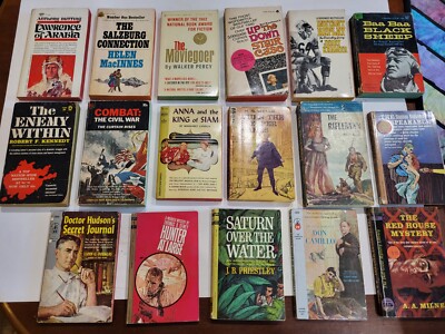 Lot Of very collectible/famous Paperbacks 1950-1960s X17 Books See ...
