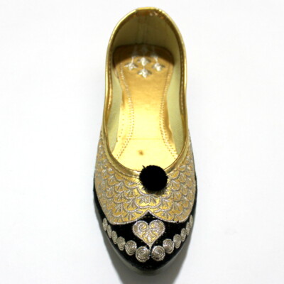Women pure leather mojari jutti sandal handmade khussa Punjabi style ...