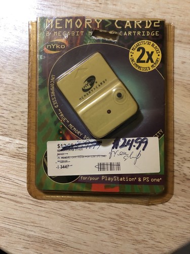 Nyko 2 Mb Memory Card Cartridge For PlayStation & PS One | eBay