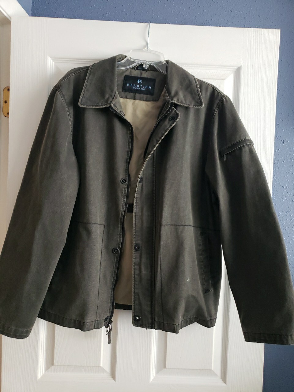 kenneth Cole Reaction Utility Jacket Mens Size Medium… - Gem