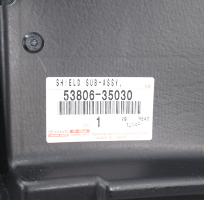 Genuine OEM Toyota 53806-35030 Driver LH Front Fender Liner 2014-2022 ...