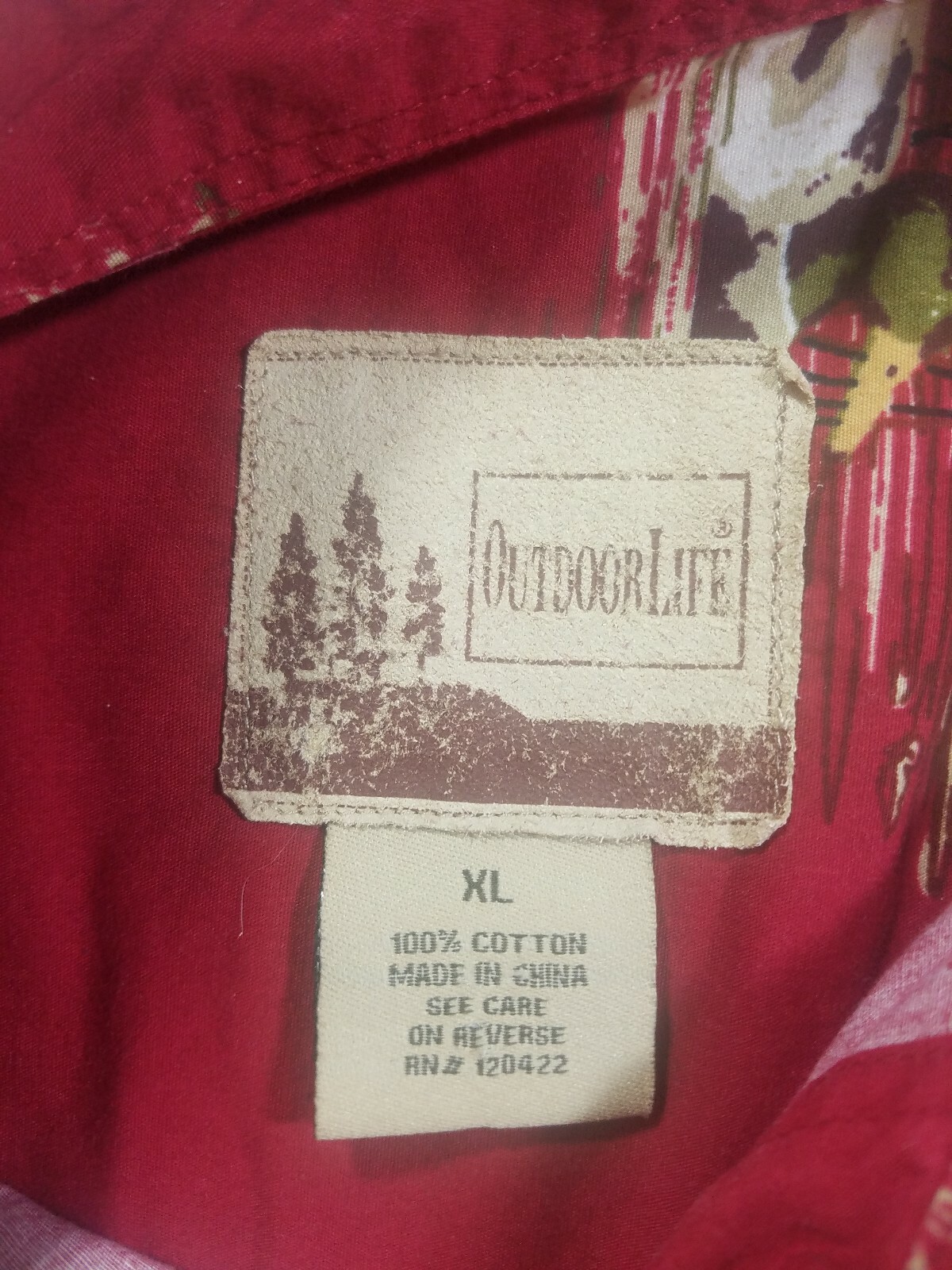 Field Tested by OUTDOOR LIFE Burgundy Duck Hunt Labrador Retriever Men ...