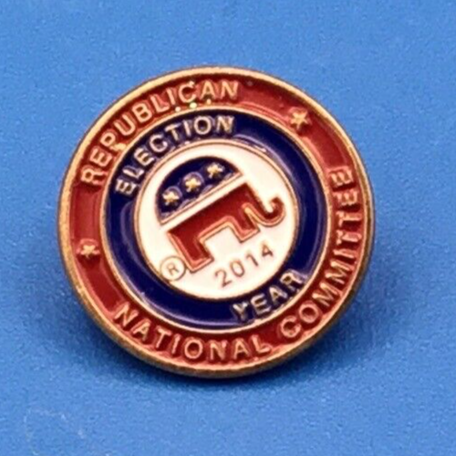 REPUBLICAN NATIONAL COMMITTEE 2014 Election Year Lapel Pin NICE Fast ...