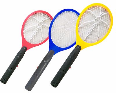 NEW ELECTRIC FLY INSECT SWATTER SWAT BUG MOSQUITO WASP ZAPPER KILLER ...
