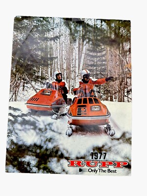 RUPP • 1977 Nitro 250 440 Sport Snowmobile Sales Literature Brochure ...