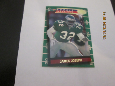 JAMES JOSEPH EAGLES 1992 FLEER ROOKIE SENSATIONS ROOKIE CARD #6 | eBay