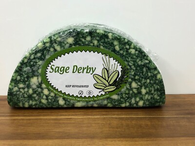 Sage Derby Cheese 1kg Green Marbled Cheese With Sage , Vegetarian ...
