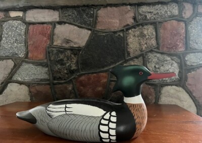 Randy Tull Signed Decoy Duck Red Breasted Merganser 1996 | eBay