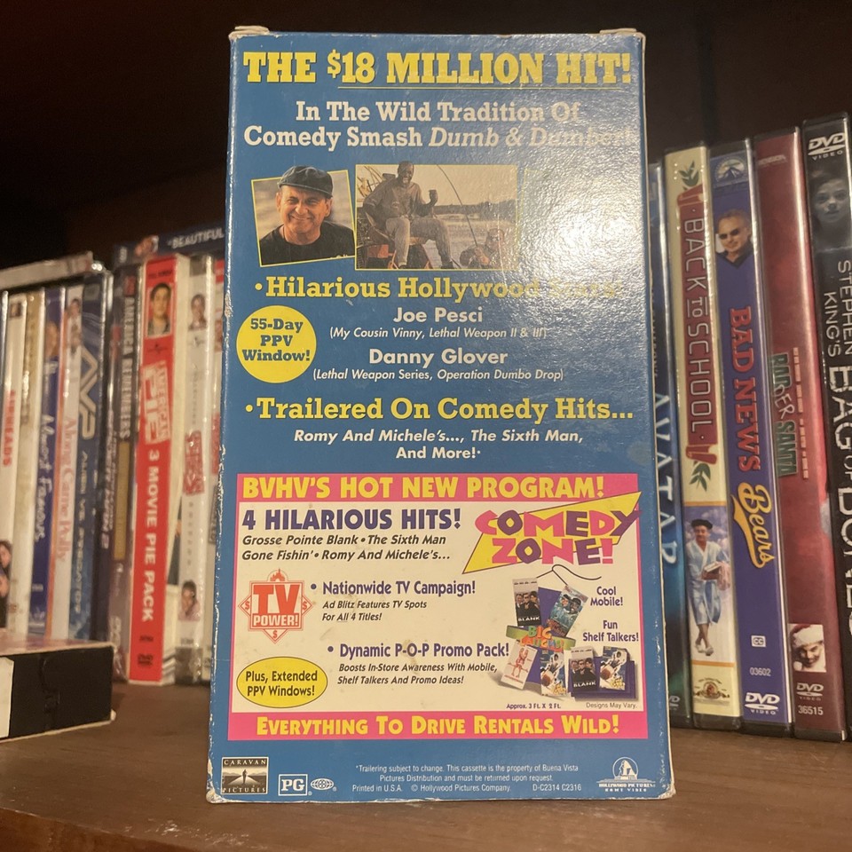 Gone Fishin, Movie, VHS, Joe Pesci, Danny Glover | eBay