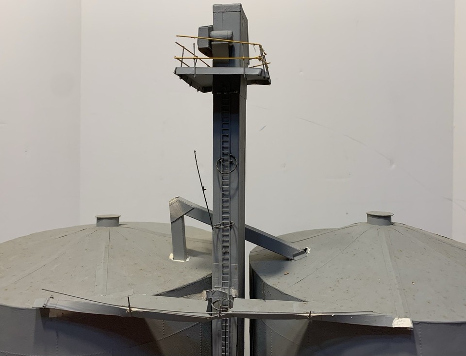 G-SCALE LARGE GRAIN ELEVATOR SET, USED, CUSTOM MADE | eBay