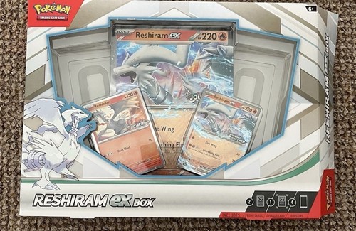 Reshiram Ex stamped promos (Smyths Exclusive Reshiram Ex Box) Pokémon ...