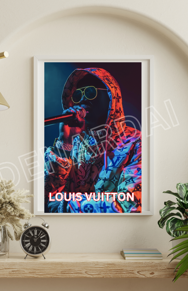 LOUIS VUITTON X RAP CULTURE POSTER 11X17 PRINT WALL DECOR WALL ART BY ...