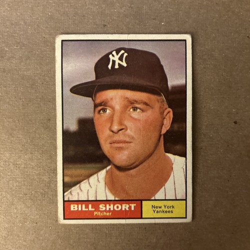 1961 Topps Baseball Bill Short New York Yankees Card #252 | eBay