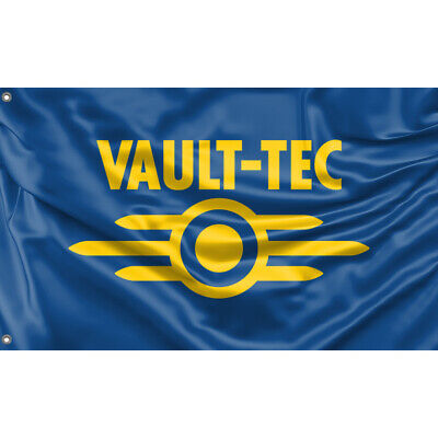 Vault Tec, Fallout Flag Unique Design 3x5 Ft/90x150 cm size EU Made | eBay