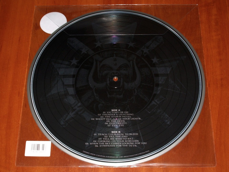 MOTORHEAD BAD MAGIC LP PICTURE DISC VINYL *RARE* UDR EU PRESS 2016 ...