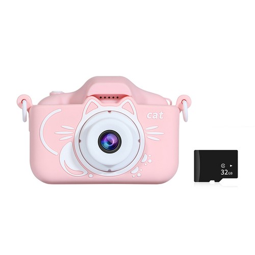20MP HD Kids Camera Dual Lens Cute Cartoon Kids Video Camera Toys ...