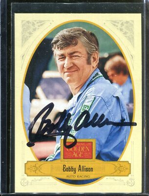 Bobby Allison NASCAR Auto Racing Panini Golden Age Card Authentic ...