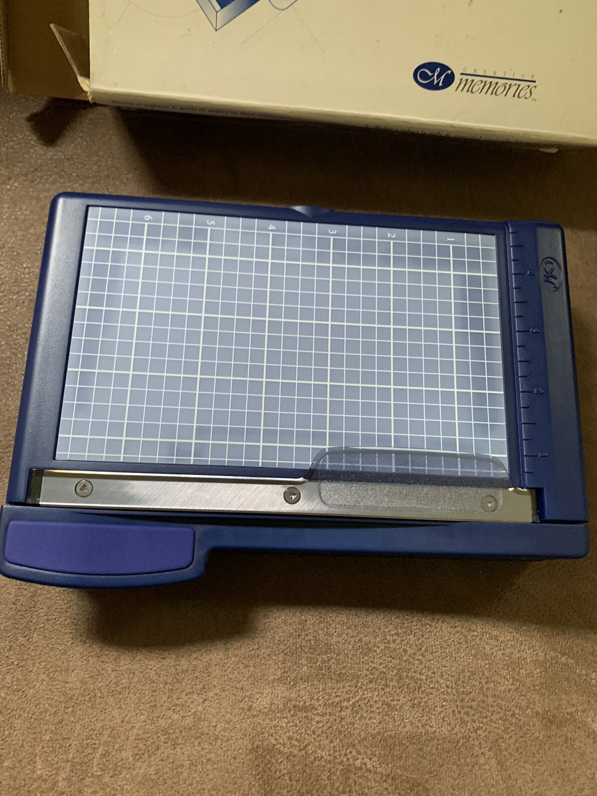 Creative Memories Personal Trimmer Paper Cutter Blue MPN 06249694 EUC ...