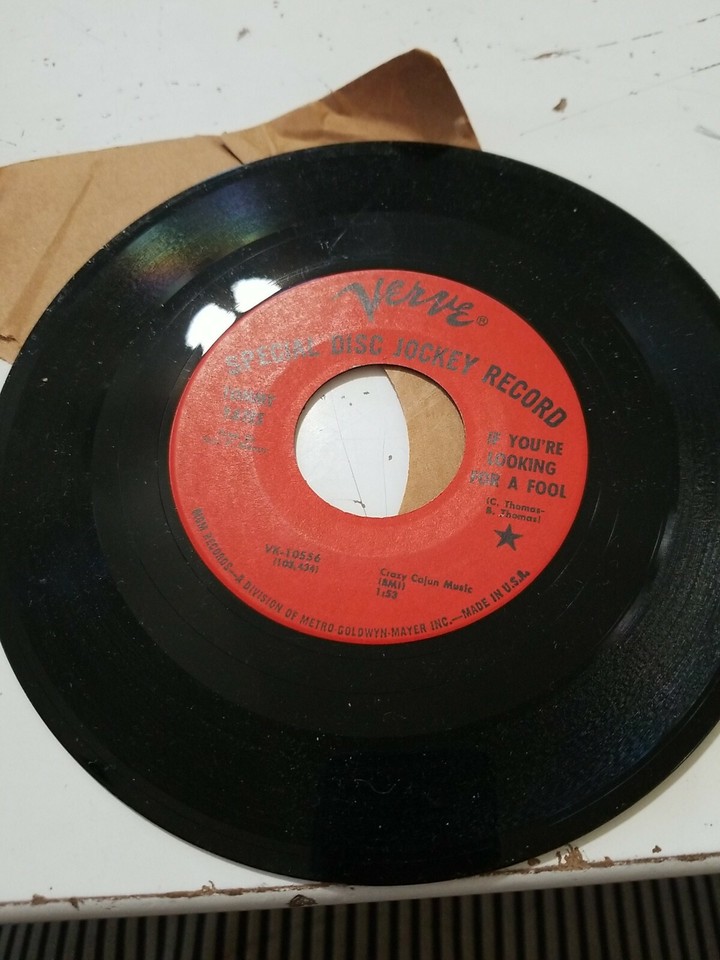 Tommy Yates If You're Looking For A Fool Vintage Record 45 7" Rock Funk ...