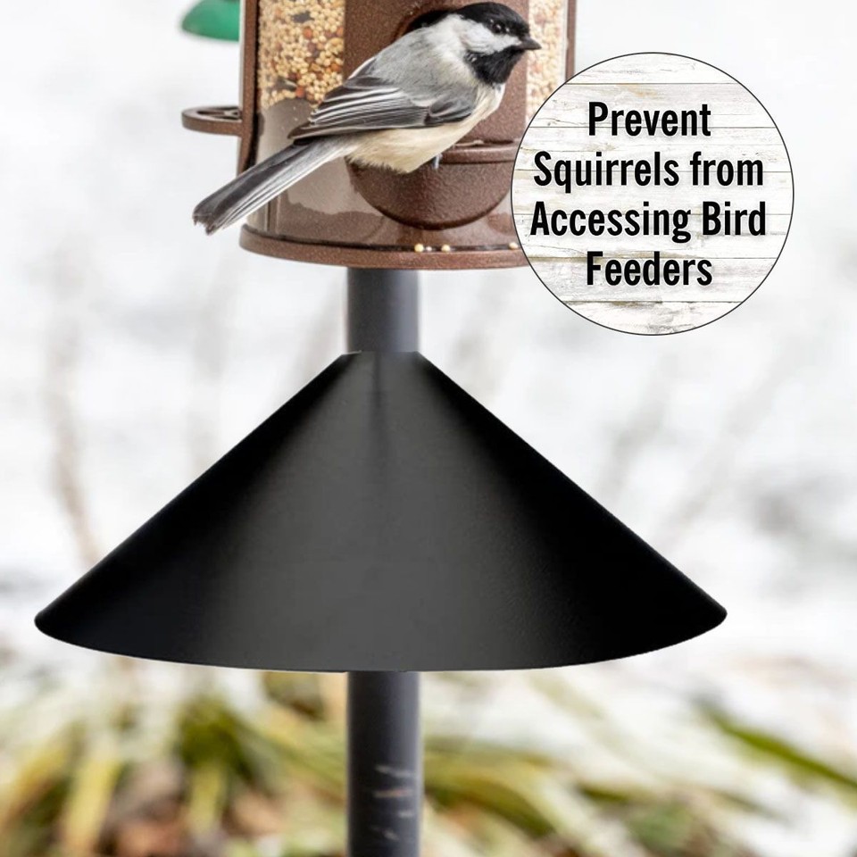 Around Wrap Squirrel Baffle Bird Feeder Squirrel Proof Baffle Wrap 12 ...