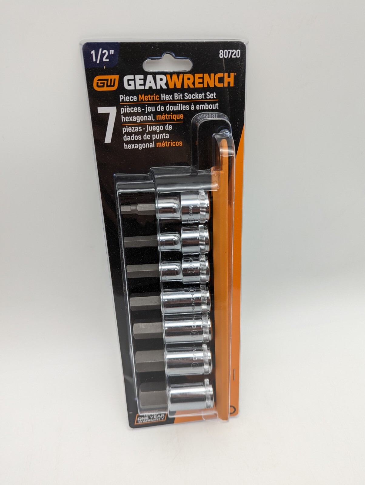 GearWrench 80720 7 Pc. 1/2" Drive Hex Bit Metric Socket Set NEW | eBay