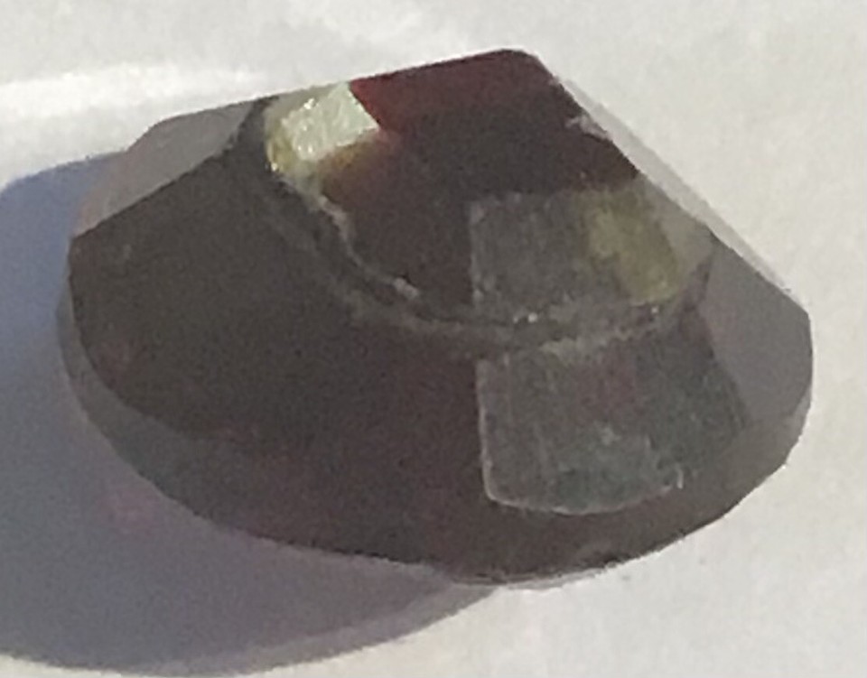 FABULOUS ANTIQUE RED RUBY GLASS TINGUE BUTTON | eBay