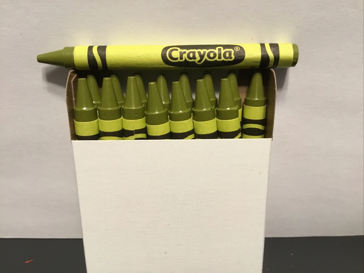 Yellow Green Crayon