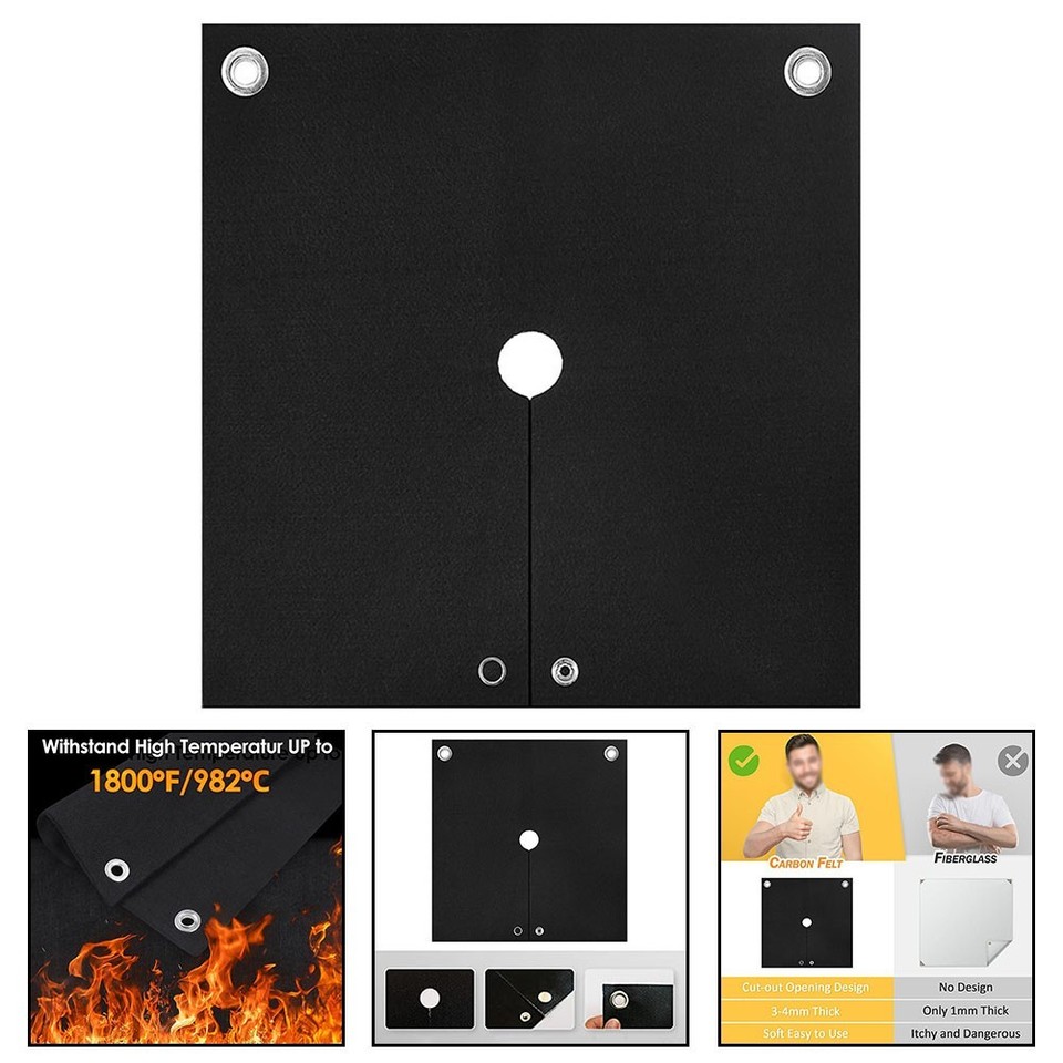 Welding Flame Protector Heat Shield Mat for Various Tasks Including ...