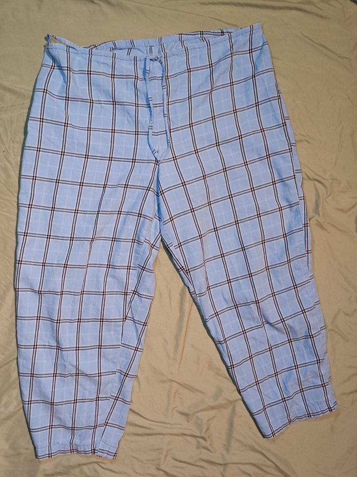Chaps Women’s Pajama Set Size XL Light Blue Plaid 2pc Cotton Sleepwear ...
