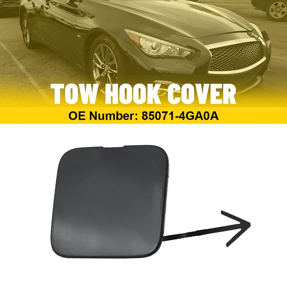 Rear Bumper Tow Hook Eye Cover Cap 1PC Fit Infiniti Q50 All Sedan ...