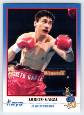 LORETO GARZA JR. WELTERWEIGHT BOXER Kayo Boxing Trading Card 1991 B173 ...