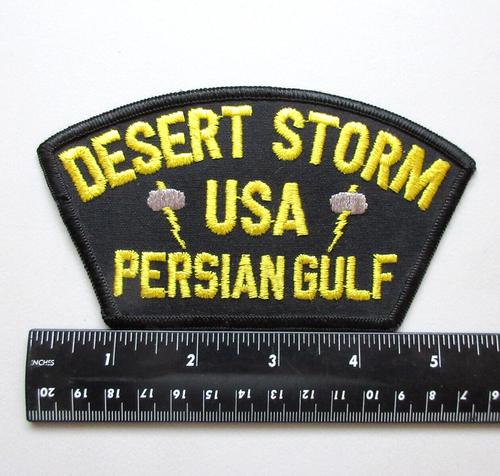 DESERT STORM USA PERSIAN GULF VETERANS MILITARY JACKET HAT COLLECTIBLE PATCH | eBay