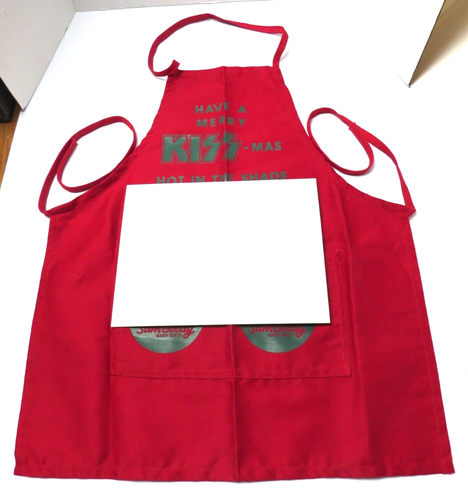 KISS HOT IN THE SHADE PROMOTIONAL SAM GOODY EMPLOYEE APRON 1989 | eBay