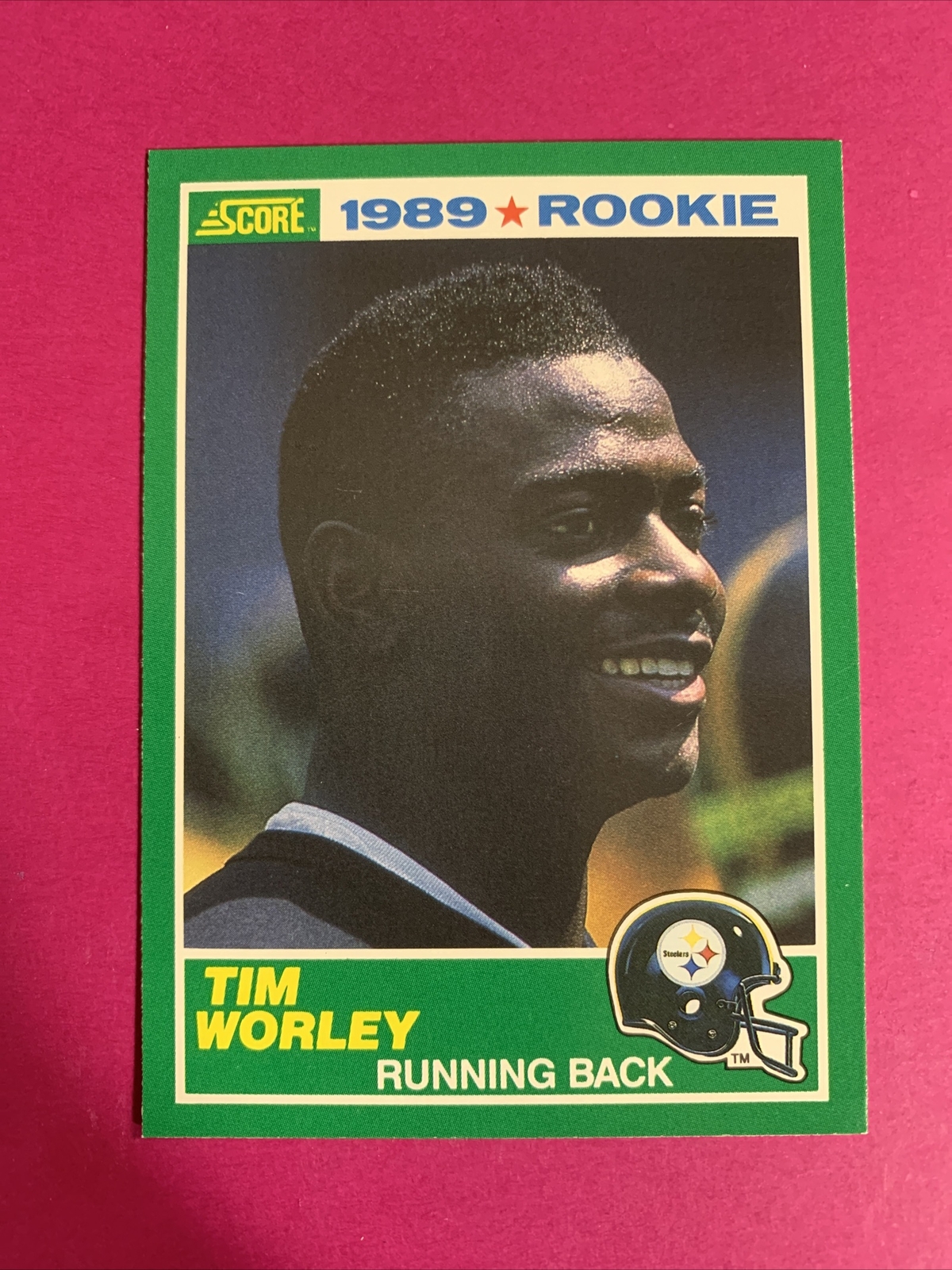 🐶 1989 Score Tim Worley #268 Pittsburgh Steelers Rookie RC | eBay