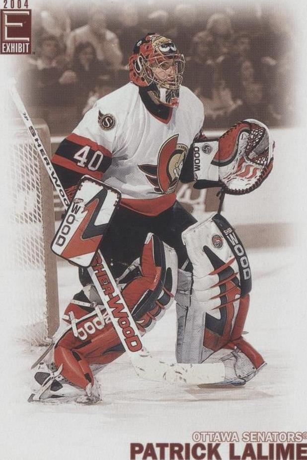 2003-04 Pacific Exhibit - Patrick Lalime #184 for sale online | eBay