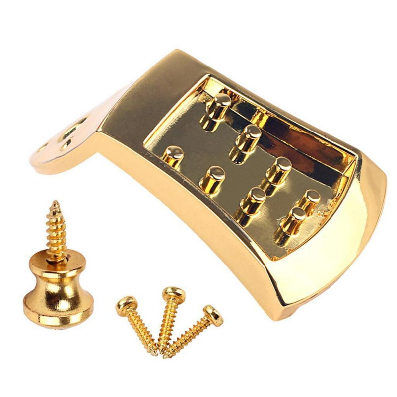 8 String Tailpiece Mandolin Screws Strap Buttons for Mical Instrument ...