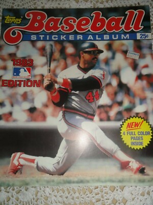 Topps Baseball Sticker Album 1983 Edition No Stickers in Book | eBay