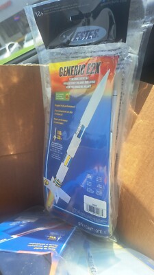ESTES GENERIC E2X FLYING MODEL ROCKET new undamaged 14-2018 art mint | eBay