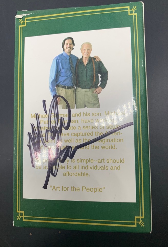 New Michael Garman “ Patch ” Miniature Cowboy Xmas Ornament Autographed ...