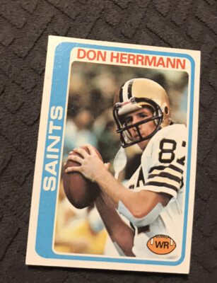 1978 Topps Don Herrmann New Orleans Saints #243 (a) | eBay
