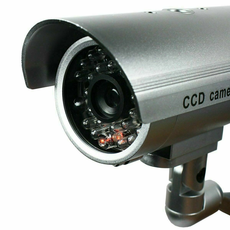 4 Pack IR Bullet Dummy Fake Surveillance Security Camera CCTV with ...