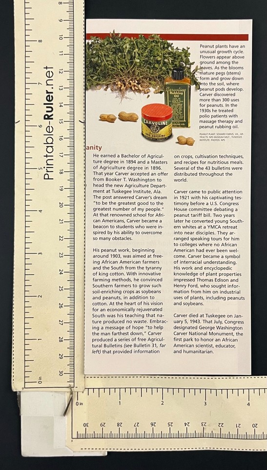 2006 George Washington Carver National Monument MO Park Guide Vintage ...